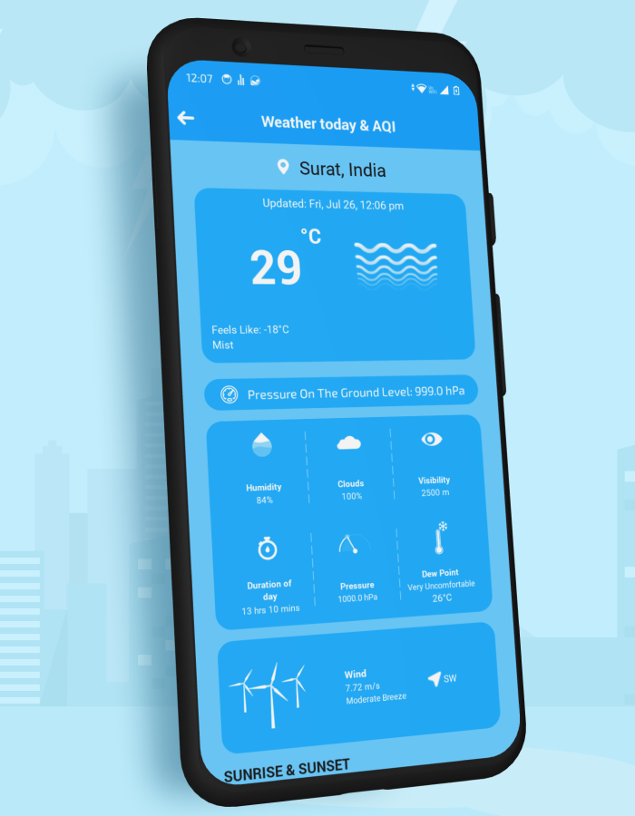 AQI and Weather Forecast || Android App || Java by dhavalpanasara | CodeCanyon